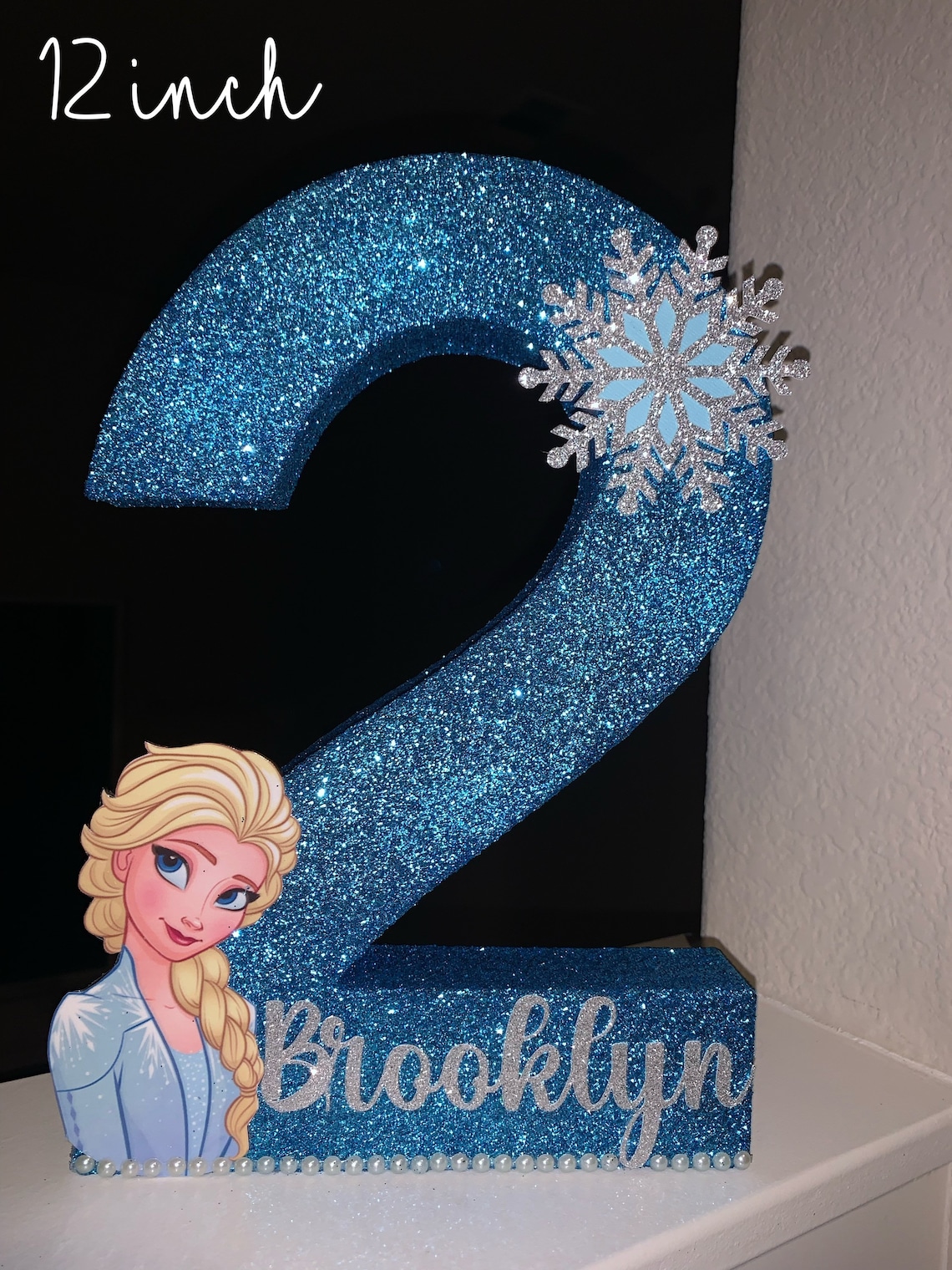 Frozen Elsa Number for Birthday Party - Etsy