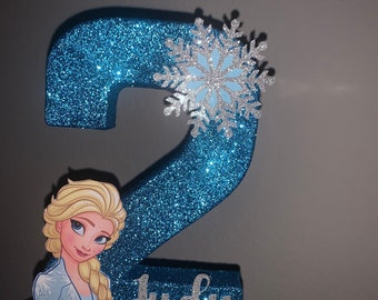 Frozen Number | Etsy