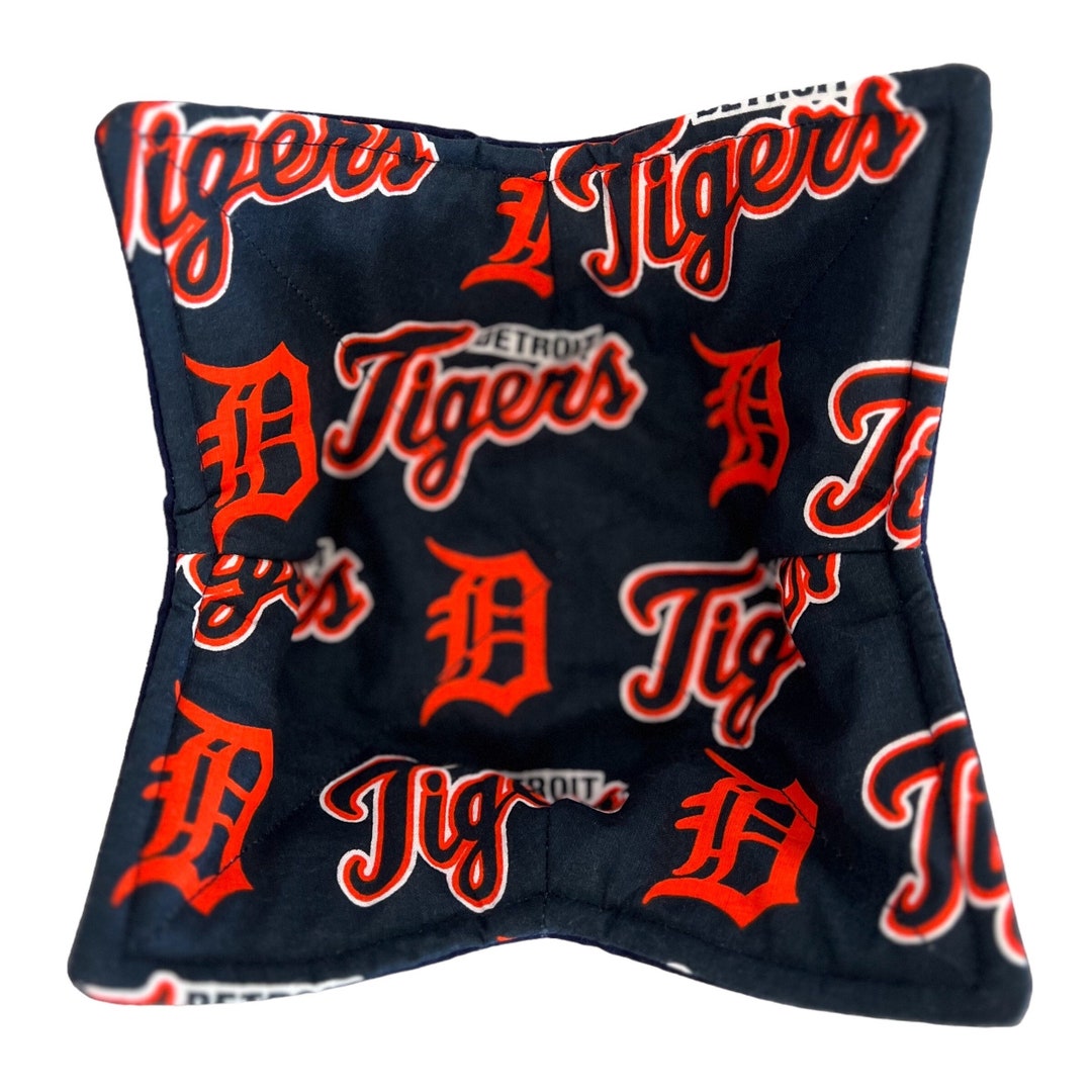Detroit Tigers Bowl Cozy: Reversible Cotton Hot Bowl Holder - Etsy