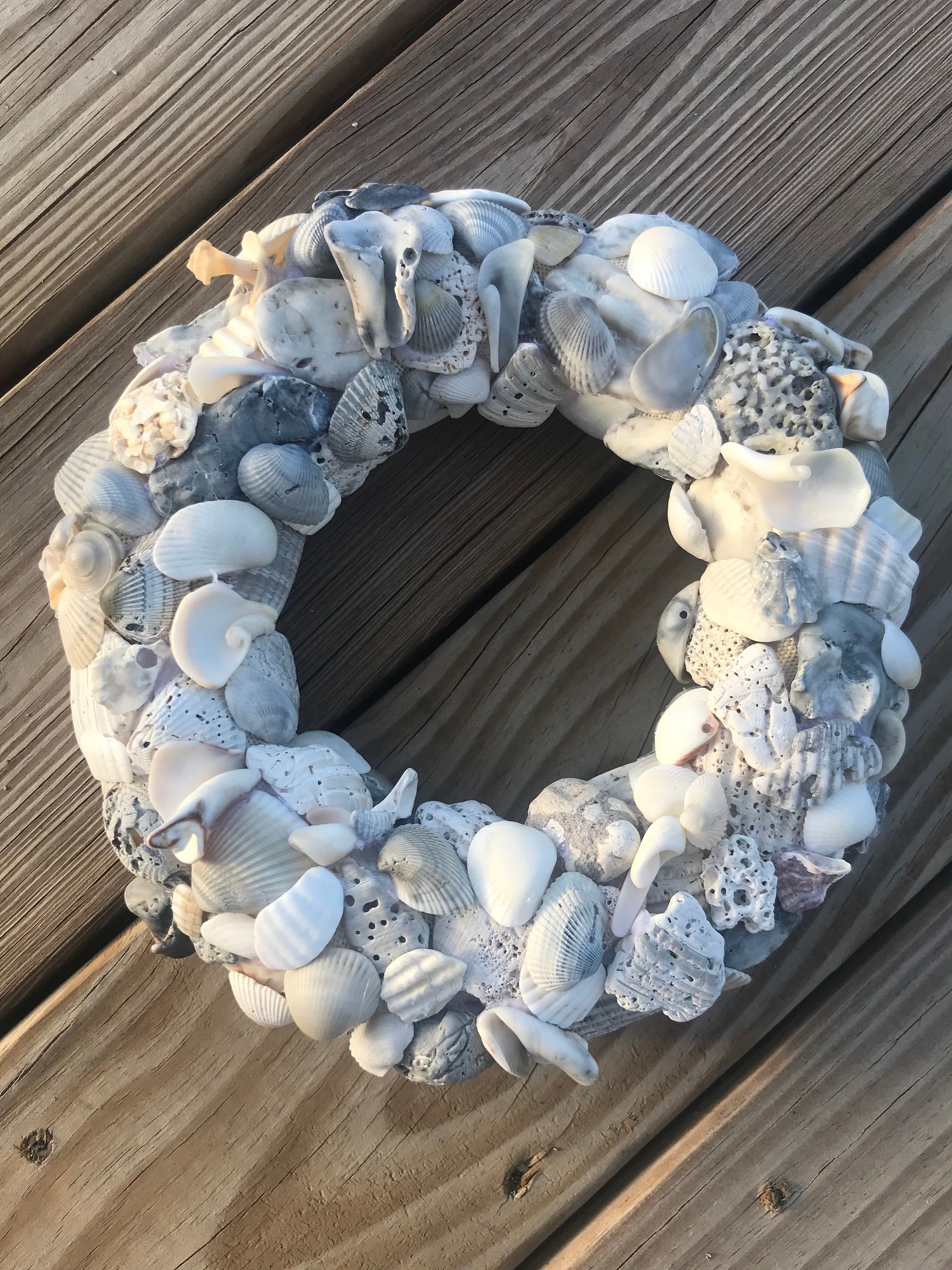 Small Seashell Wreath - Etsy