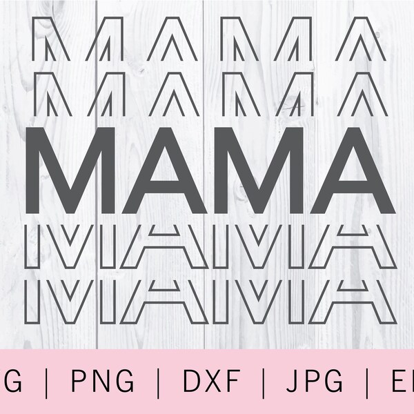 Mama Word Svg - Etsy