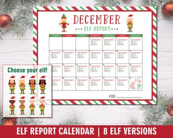 Santa Report Card - Etsy