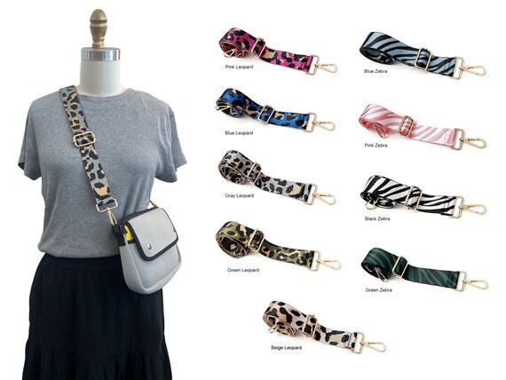 Animal Print Bag Strap Adjustable Bag Strap Leopard Strap - Etsy
