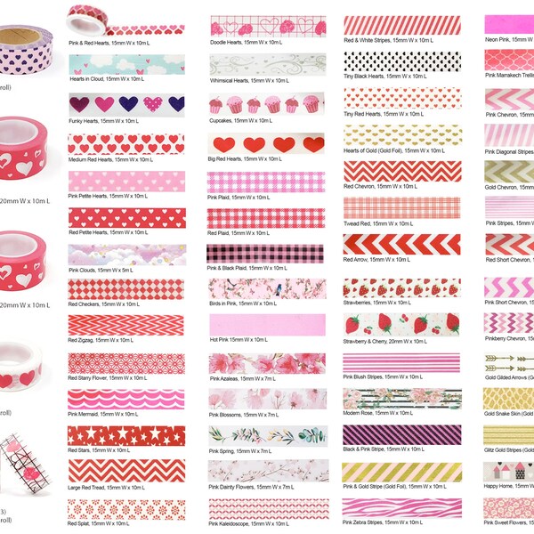 Washi Tape Love - Etsy