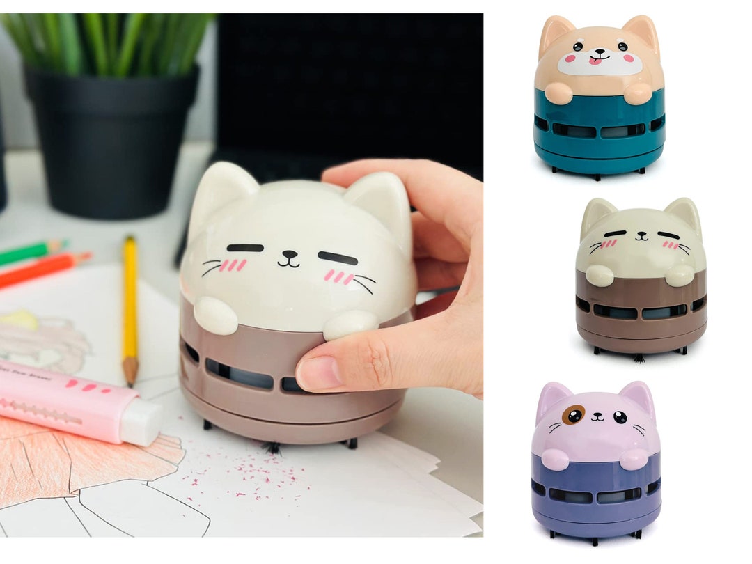 Small Cat Tabletop Vacuum Cute Dog Vacuum Kitty Desktop Vacuum Adorable ...