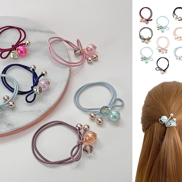 Beaded Hair Ties - Etsy