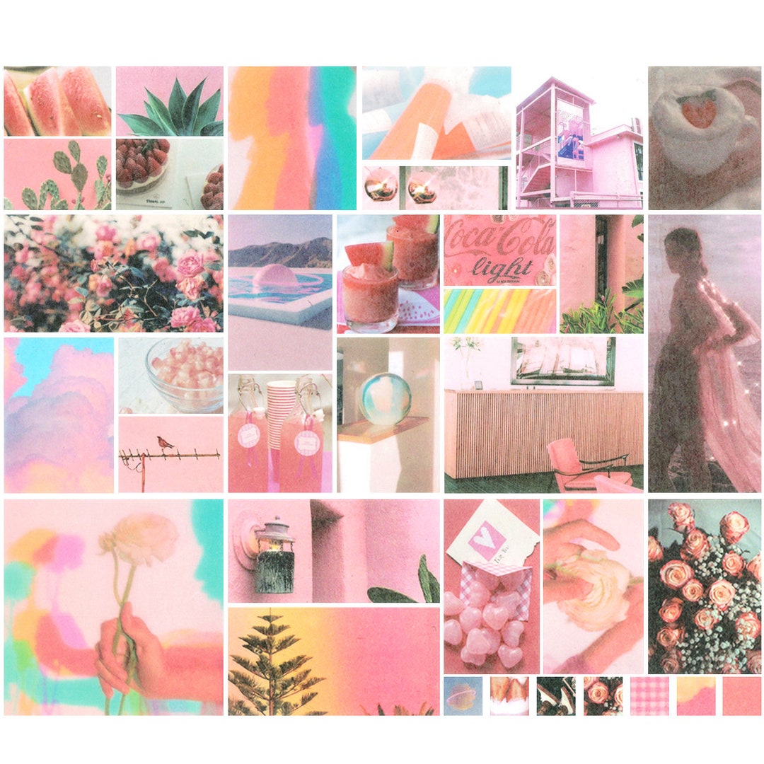 70 Color Themed Washi Stickers Aesthetic Stickers for Scrapbooking Arts ...