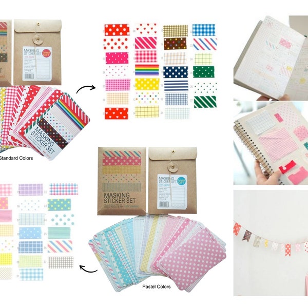 Masking Tape Sticker - Etsy