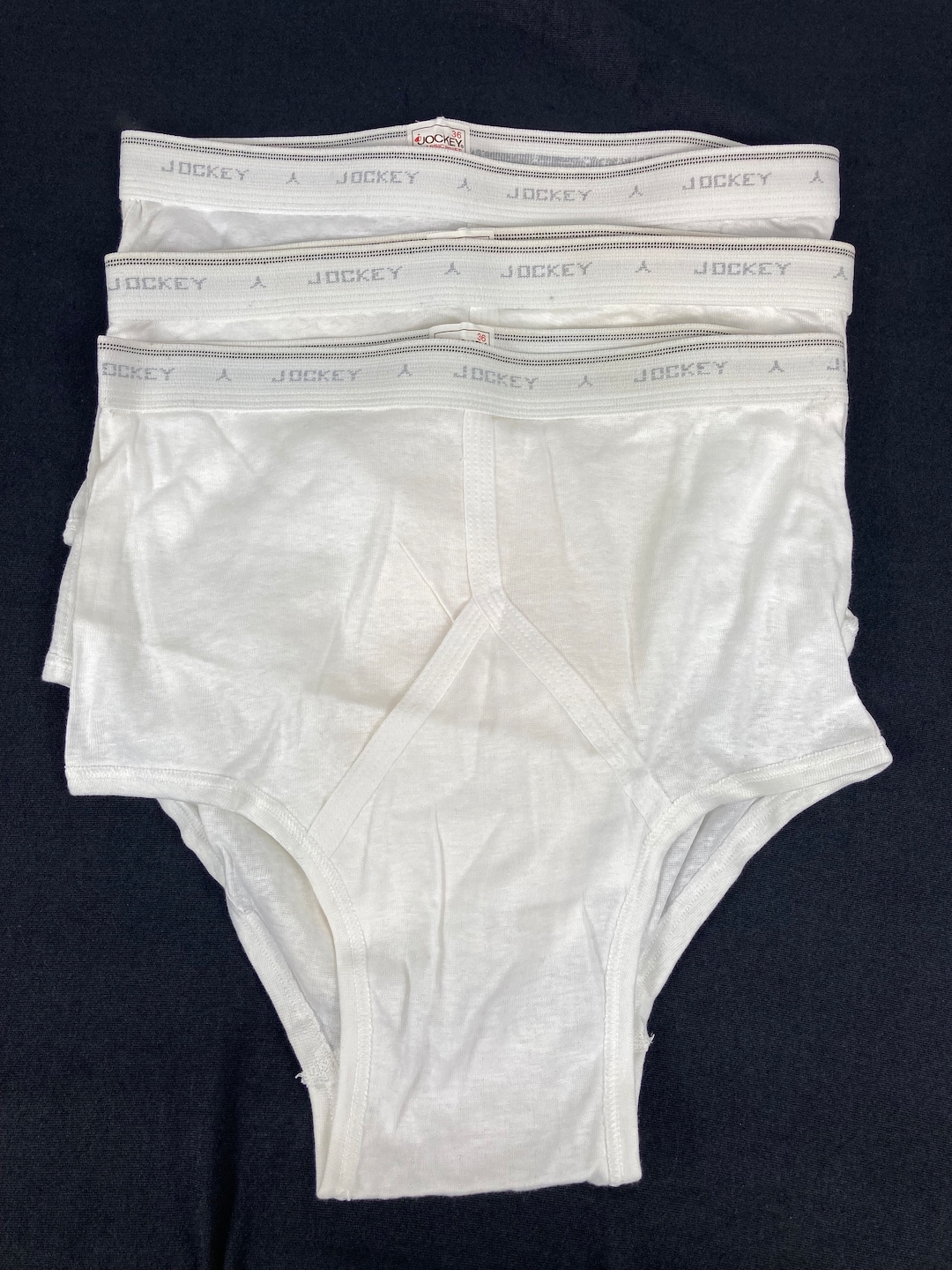 Vintage Jockey Classic Briefs Inverted Y Fly Cotton Underwear Tighty ...