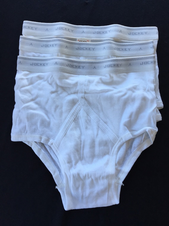 Vintage Jockey Classic Briefs Inverted Y Fly Cotton U… - Gem
