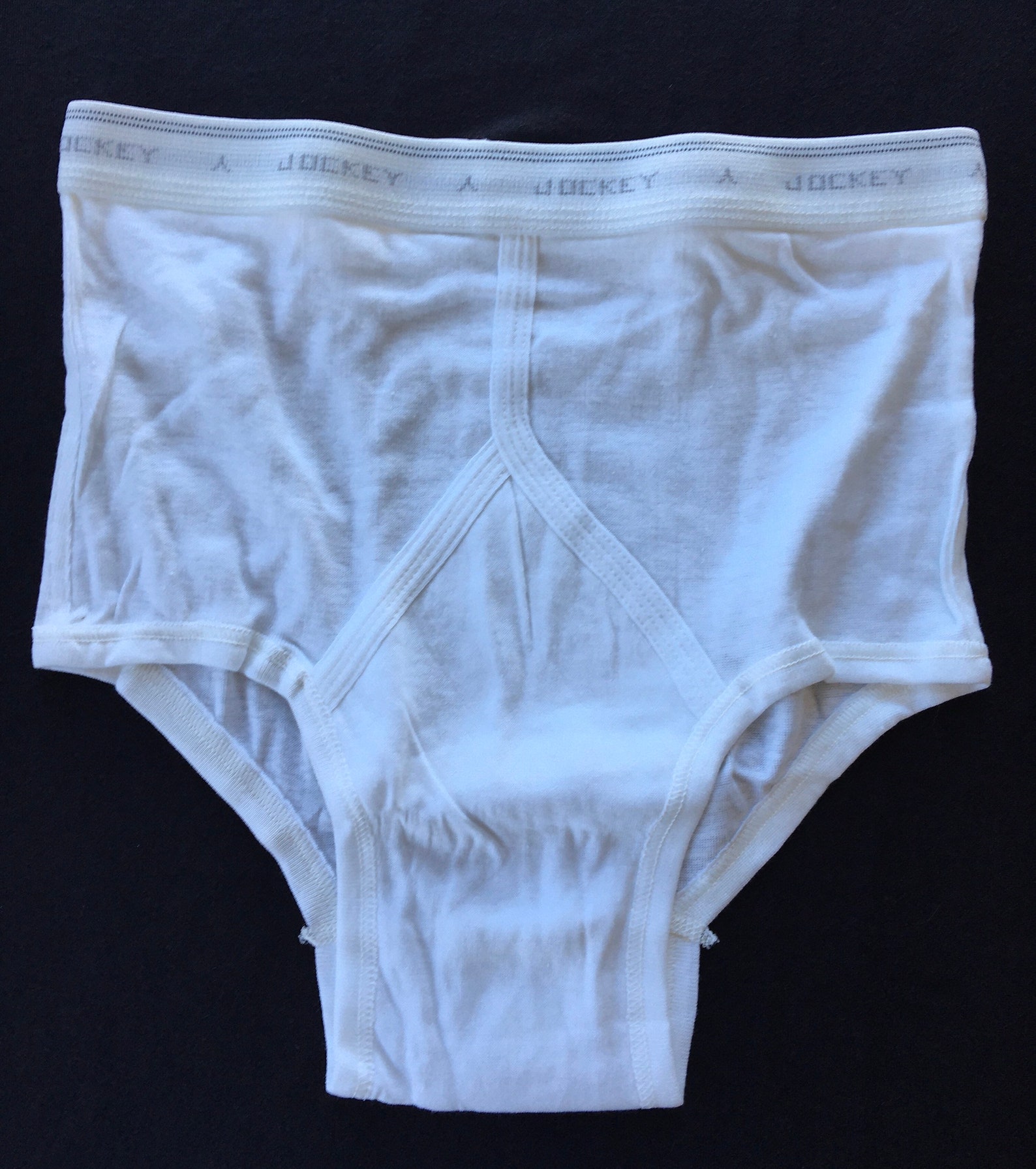 Vintage Jockey Classic Briefs Inverted Y Fly Cotton Underwear Tighty ...
