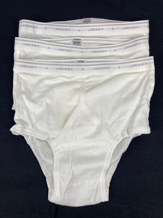 Vintage Jockey Classic Briefs Inverted Y Fly Cotton U… - Gem
