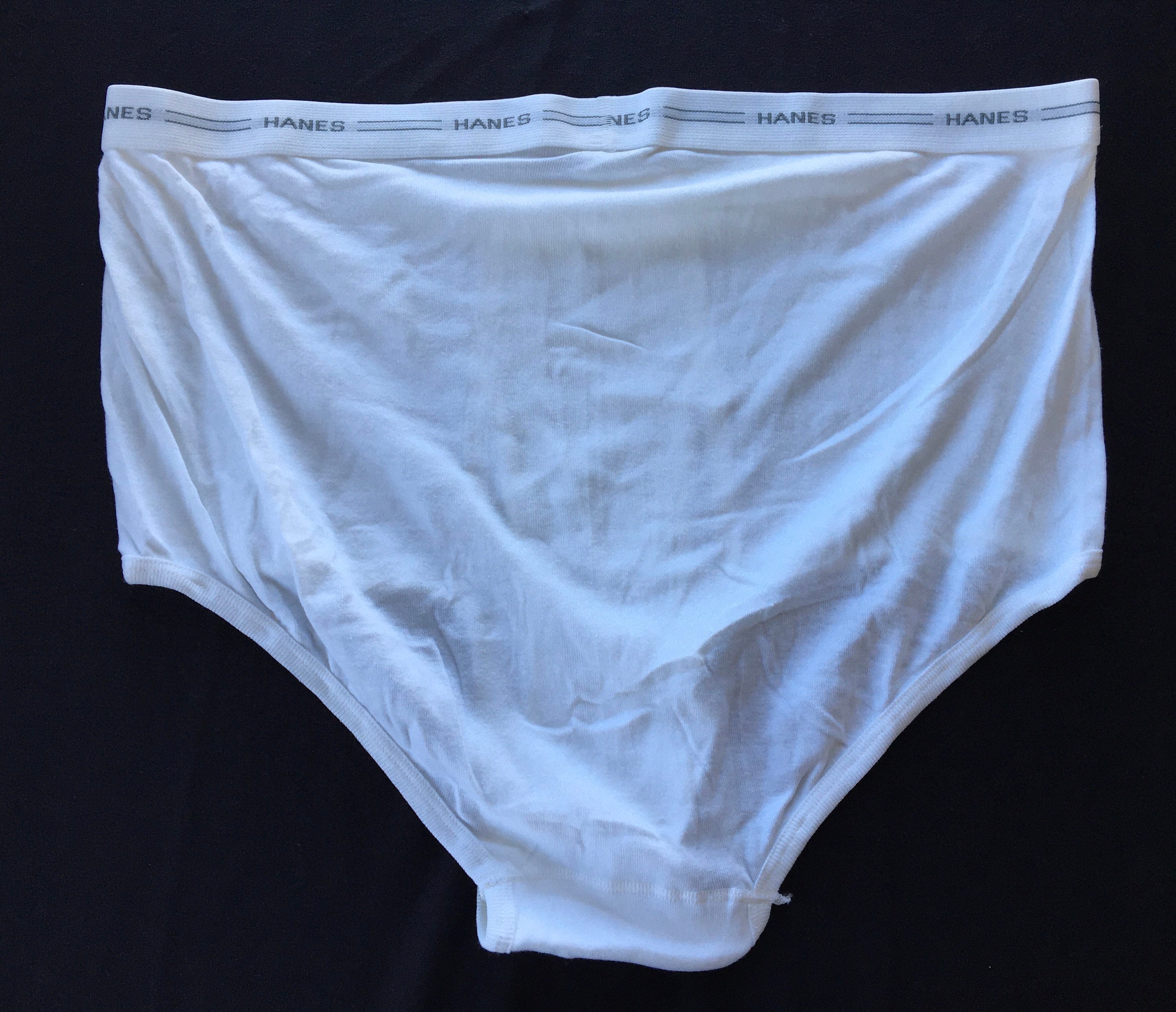 Vintage Hanes Briefs Cotton Underwear Tighty Whities Mens Size 3X Lot ...