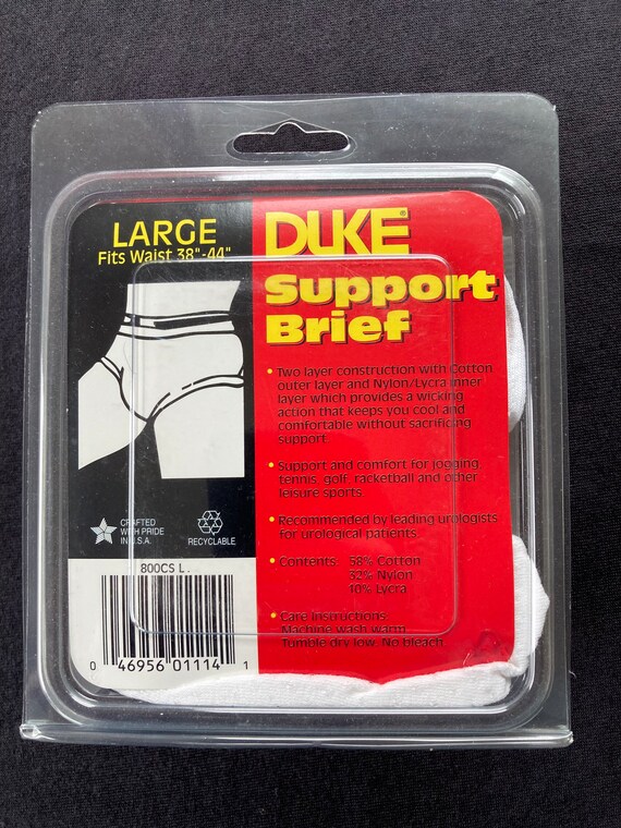 Vintage Duke Support Brief Underwear Mens Large 38"-4… - Gem