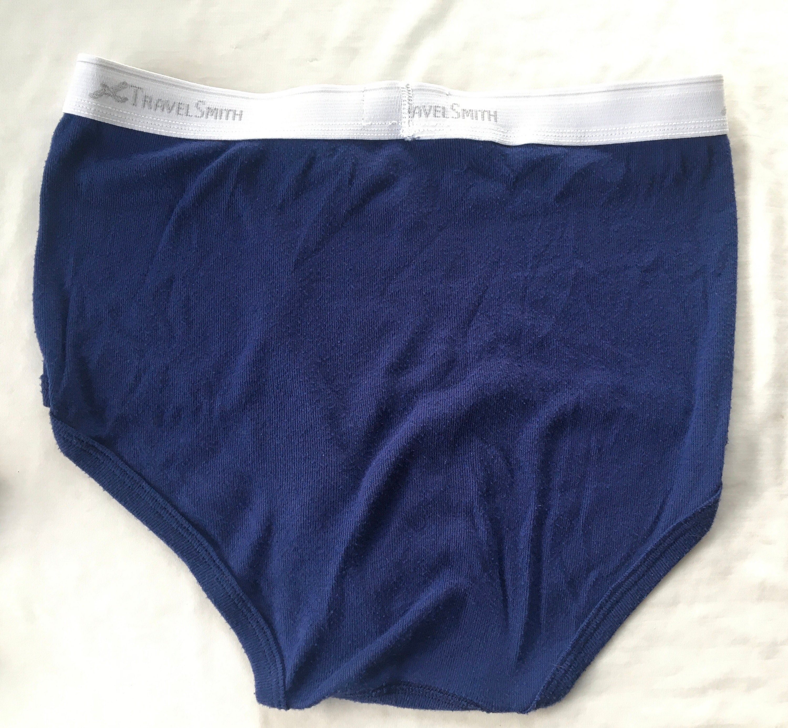 Travelsmith Coolmax Mens XL Colored Briefs Black Blue Polyester Made in USA - Etsy