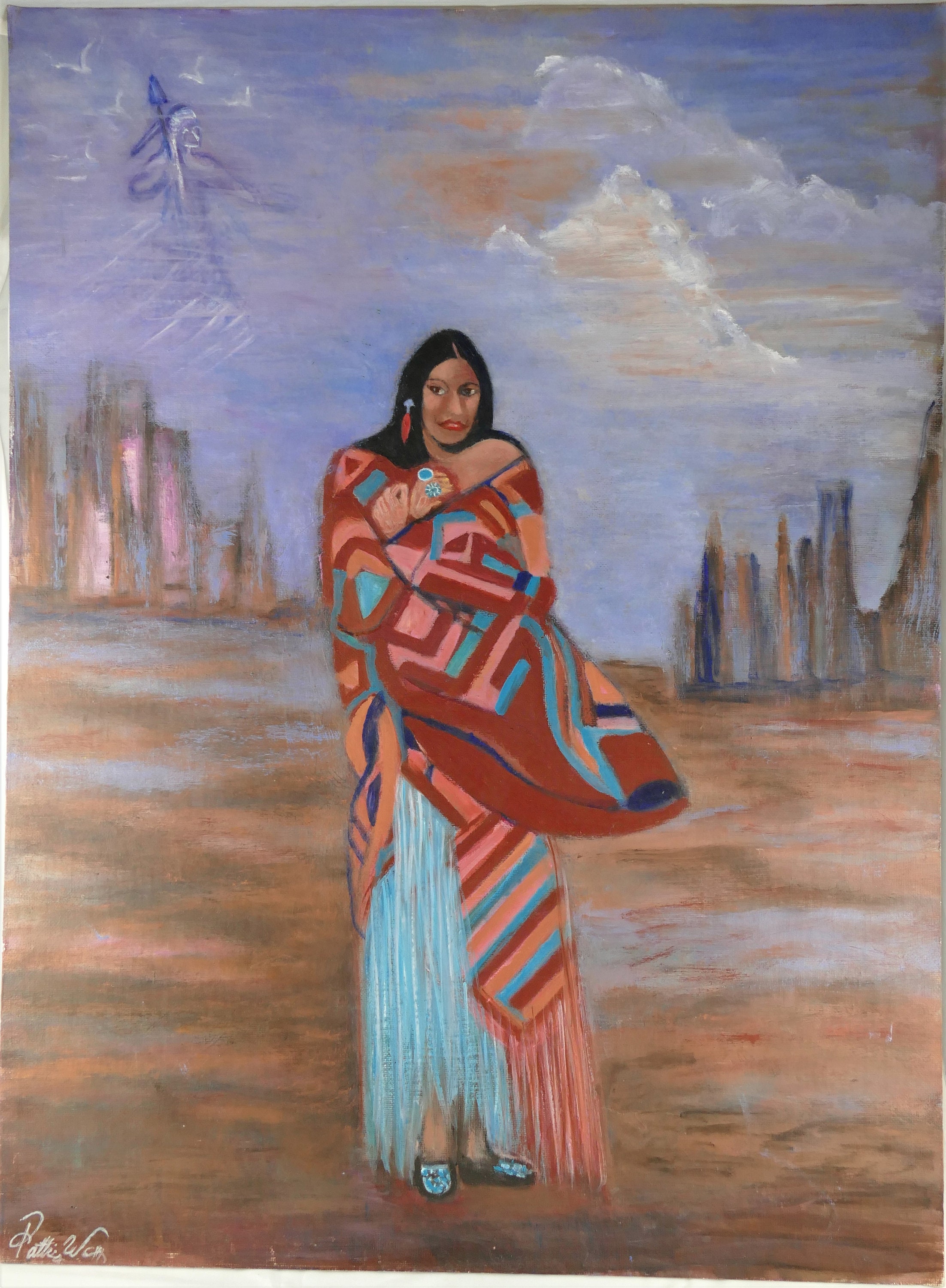 Native American Women Paintings