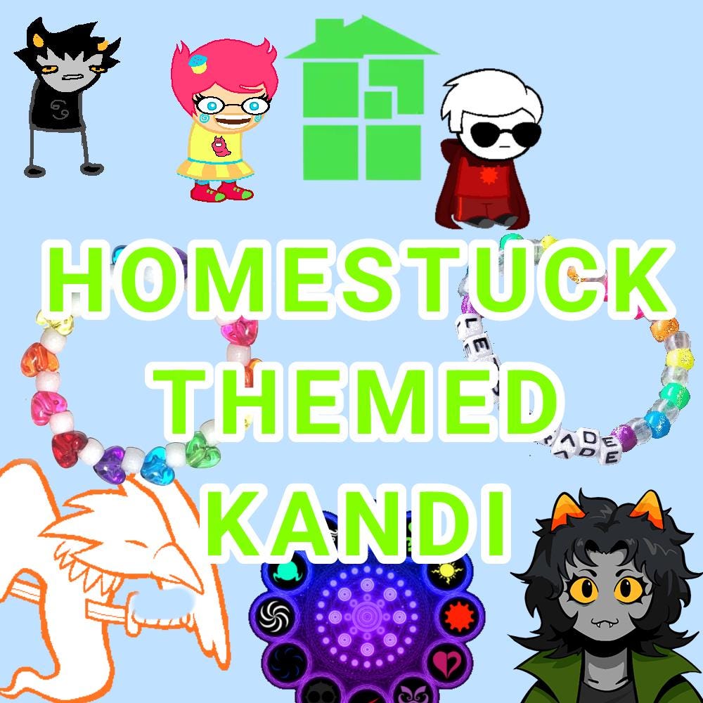 Homestuck Themed Kandi Bracelet - Etsy