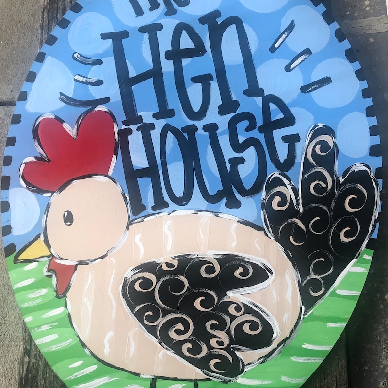 Hen House Sign - Etsy