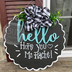 Ms Rachel, Ms Rachel Door Sign, Hello Door Sign Ms Rachel, Hope You ...