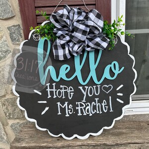 Ms Rachel, Ms Rachel Door Sign, Hello Door Sign Ms Rachel, Hope You ...