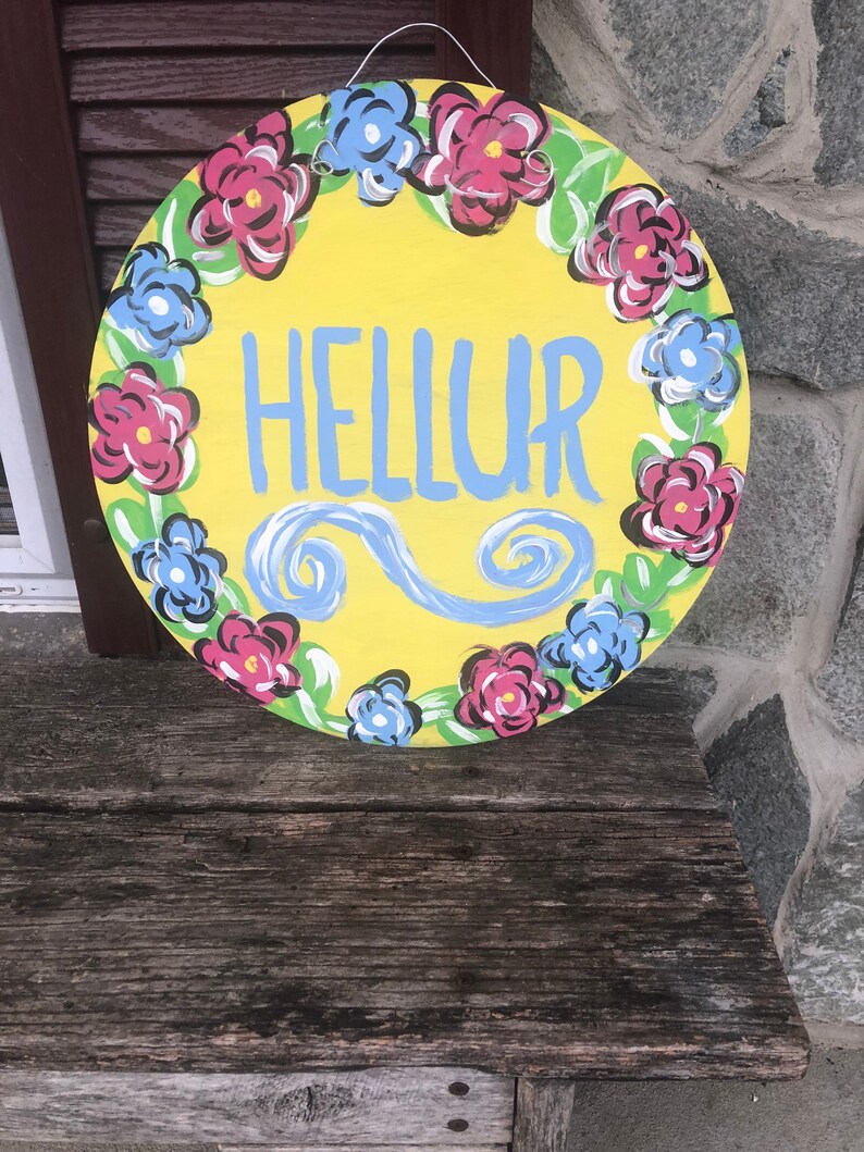 Hellur Hellur Door Hanger Hellur Door Sign Hellur Madea - Etsy