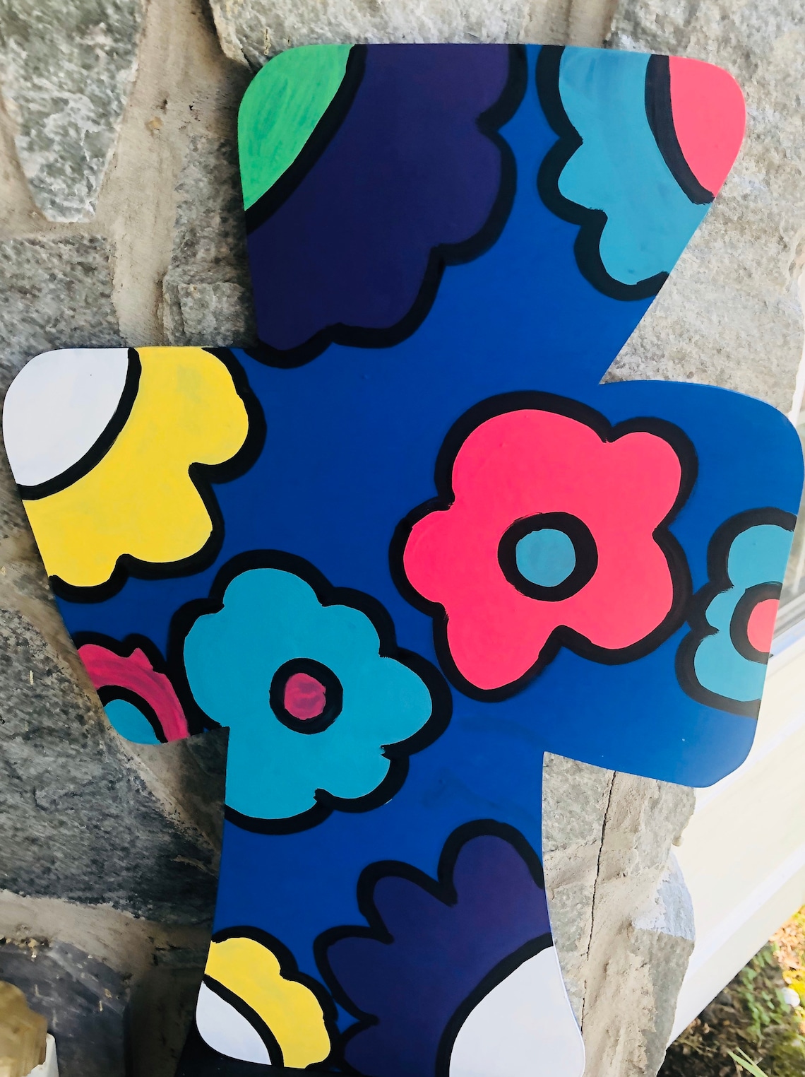 Whimsical Cross Contemporary Cross Christian Wall Cross | Etsy