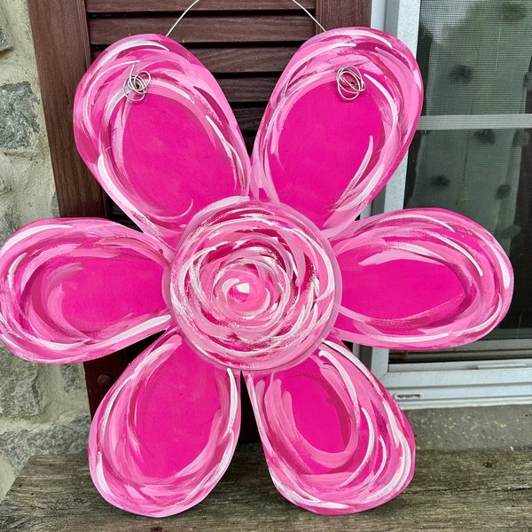 Flower Door Hanger - Etsy