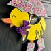 Duck Door Hanger, Spring Door Hanger, Umbrella Door Hanger, Flower Door ...