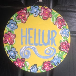Hellur, Hellur Door Hanger, Hellur Door Sign, Hellur Madea Door Sign - Etsy