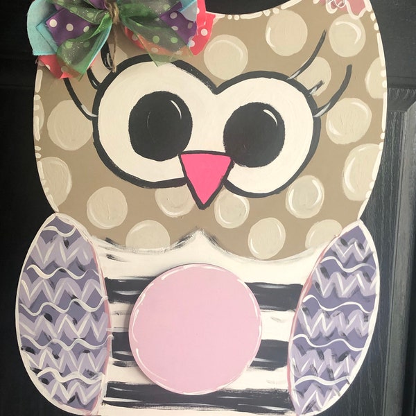 Owl Door Hanger - Etsy