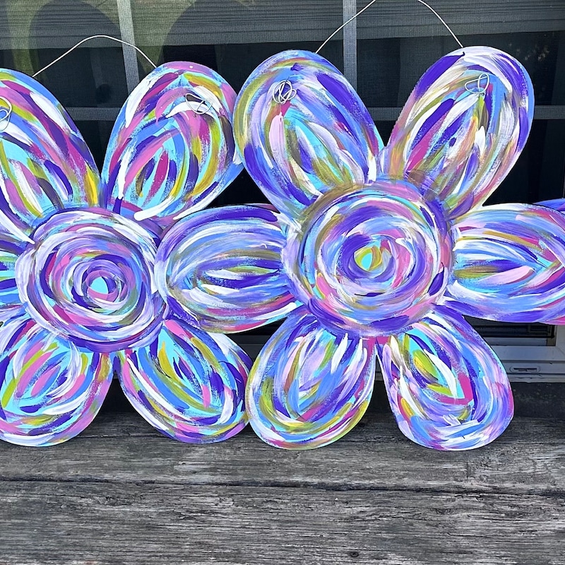 Flower Door Hanger - Etsy