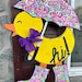 Duck Door Hanger, Spring Door Hanger, Umbrella Door Hanger, Flower Door ...