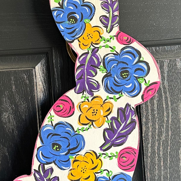 Bunny Door Hanger - Etsy