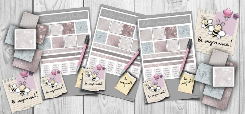 Bullet Journal Printable Stickers - Etsy