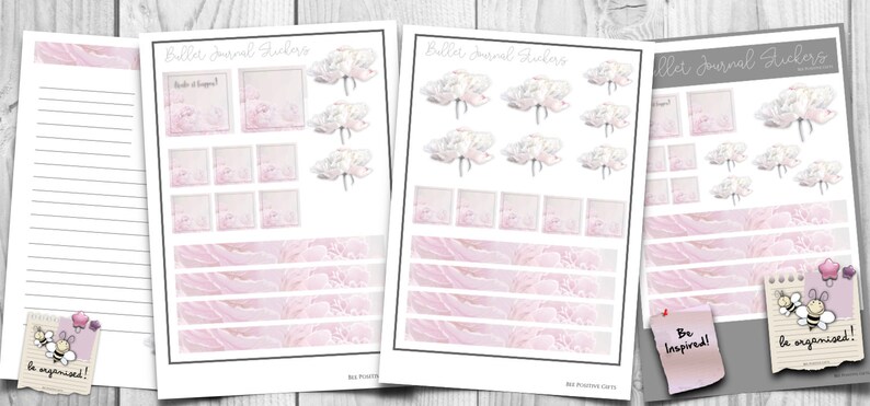 Bullet Journal Printable Stickers - Etsy