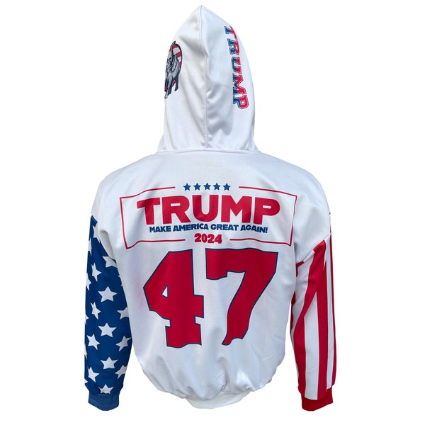 Trump Zip up Hoodie - Etsy