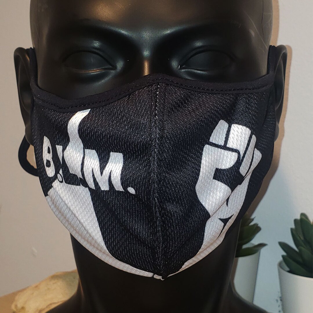 Black Lives Matter Facemask BLM Face Mask With Inside Pocket - Etsy