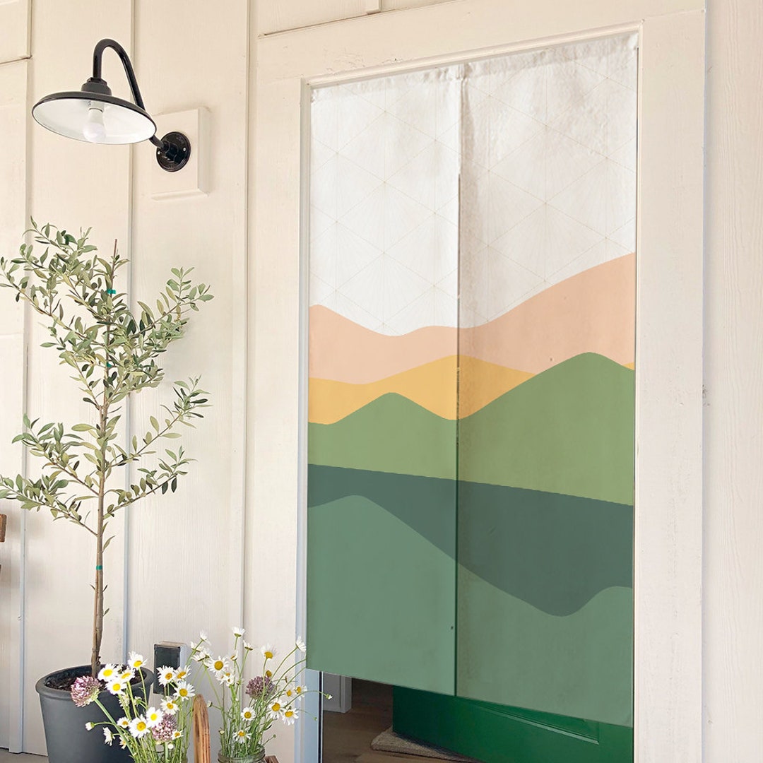 Unique Design Ikon Doorway Noren Curtain, Art Wall Tapestry for Home ...