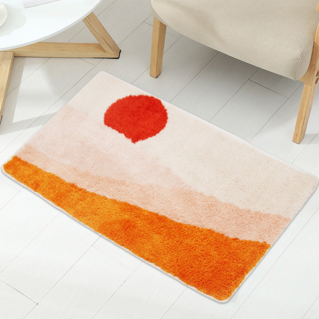 Sunburn Landscape Bathmat 50x80cm, Soft Anti-slip Bath Rugs, Washable ...