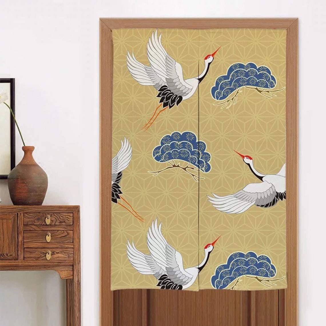 Doorway Noren Curtain Art Wall Tapestry for Home Decor | Etsy