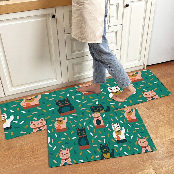 Cat Kitchen Mats - Etsy