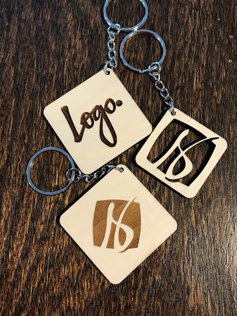 BULK Custom Engraved Square Keychain - Etsy
