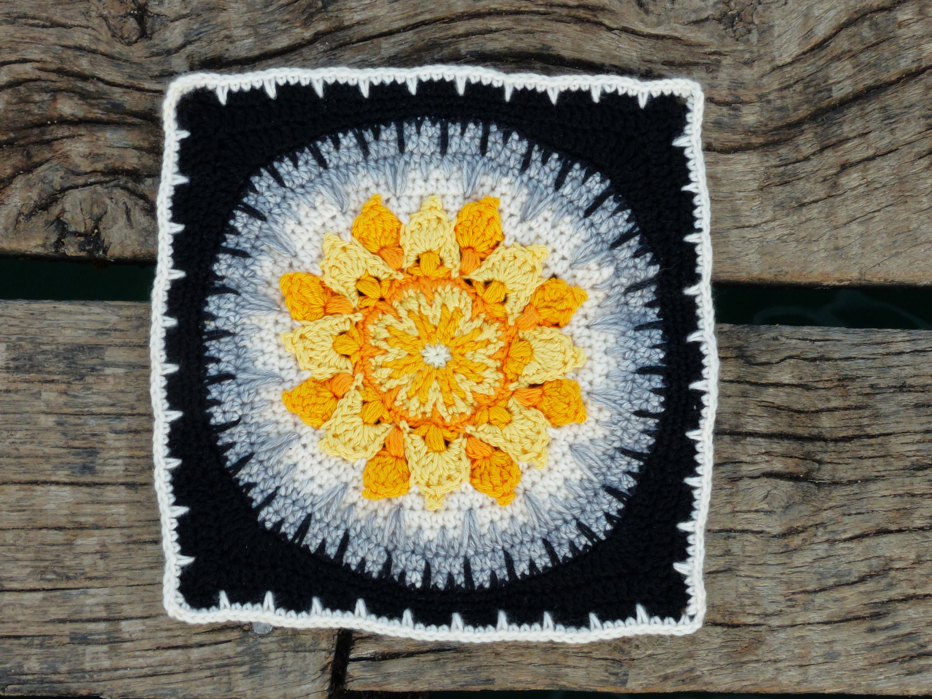 Summer Sunrise Square CROCHET PATTERN - Etsy
