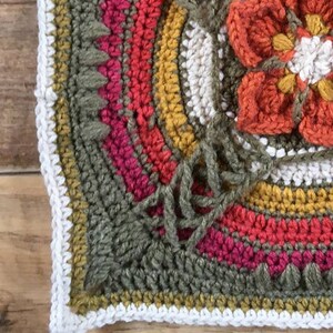 Spring in Paris Square CROCHET PATTERN - Etsy