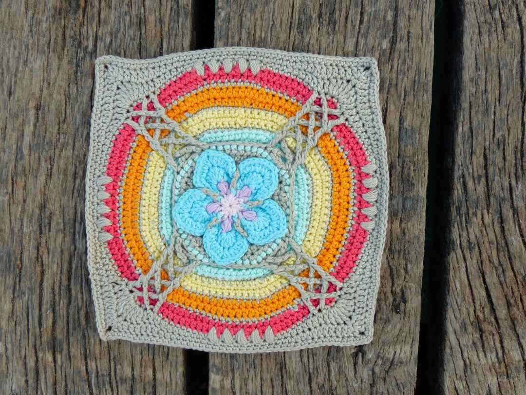 Spring in Paris Square CROCHET PATTERN - Etsy