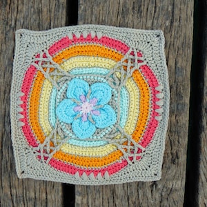 Spring in Paris Square CROCHET PATTERN - Etsy