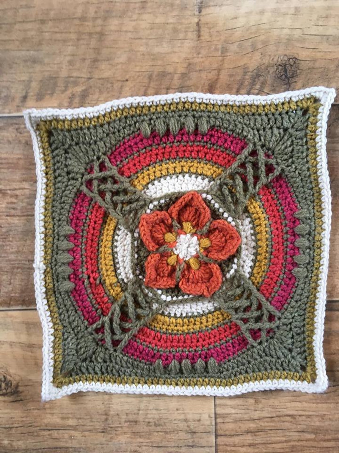 Spring in Paris Square CROCHET PATTERN - Etsy