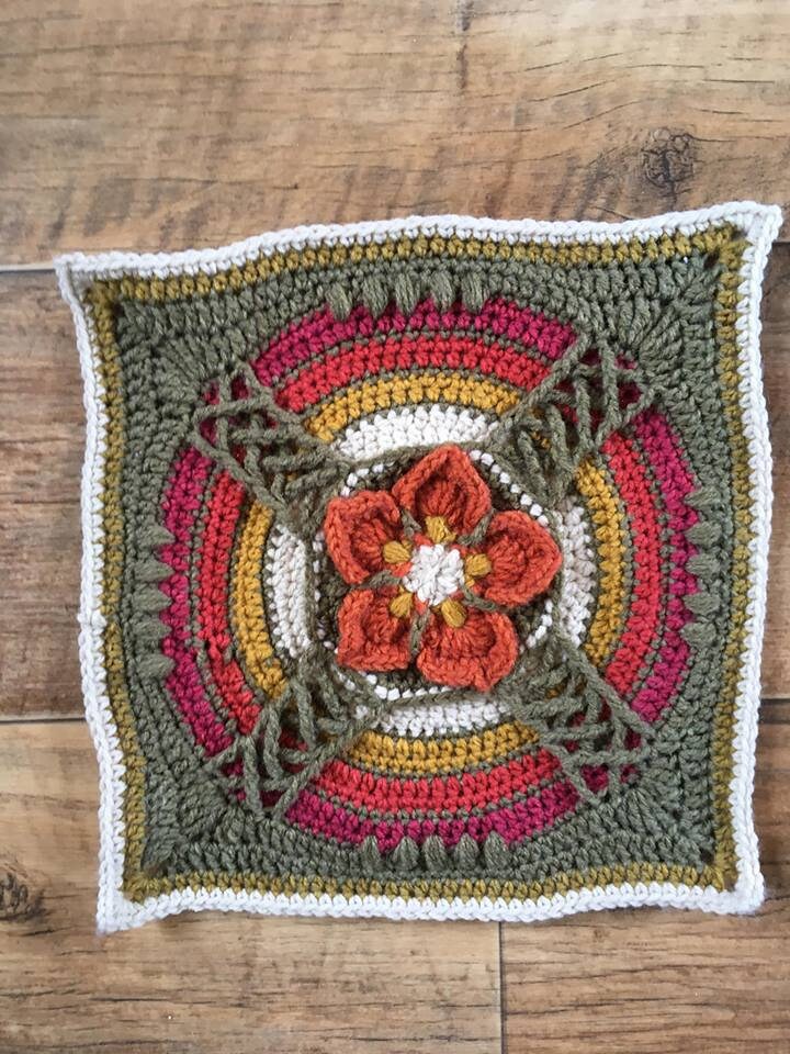 Spring in Paris Square CROCHET PATTERN - Etsy