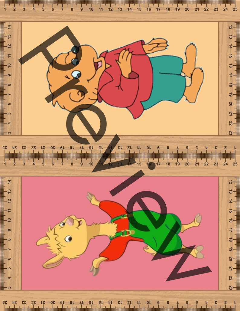 Pastel Storybook Character Posters Download - Etsy