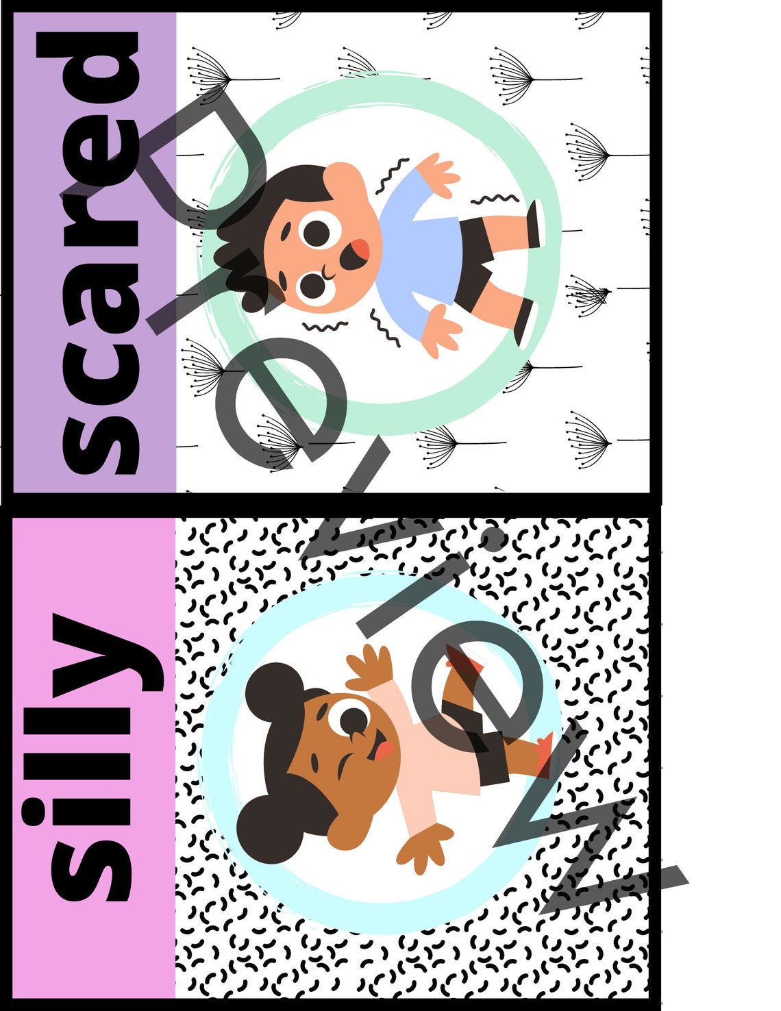 Dotty Pastel Emotion Cards for Classroom - Etsy